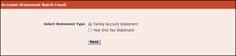 Send Account Statements